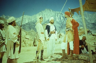 DIAPOSITIVE SLIDE TYRONE Power Guy Rolfe "King Of The Khyber Rifles ...