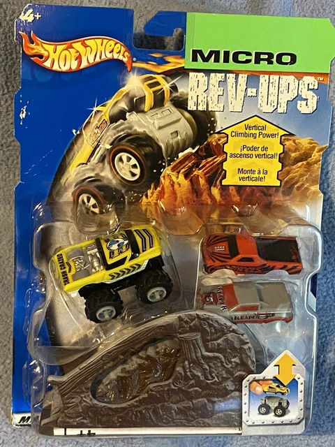 2002 HOT WHEELS Micro Rev-Ups Vertical Climbing Power New Sealed on ...