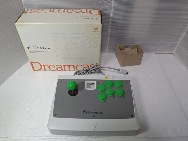 DREAMCAST JOYSTICK ARCADE Stick Controller HKT-7300 SEGA DC Japan Box ...