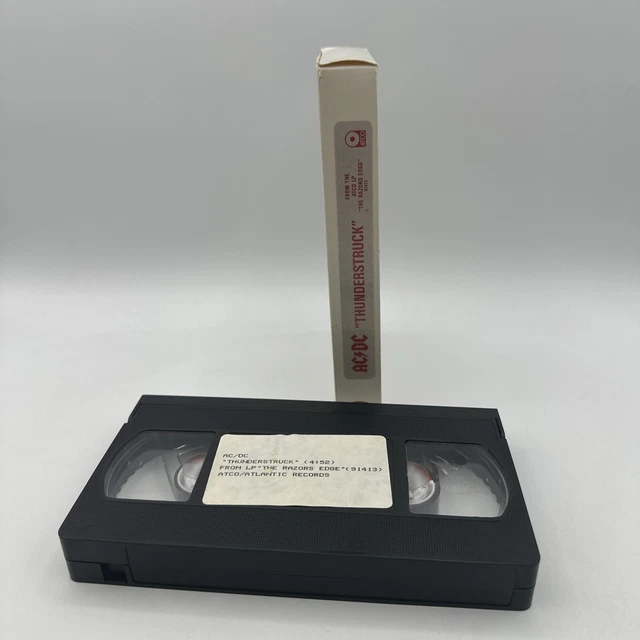 AC/DC THUNDERSTRUCK 1990 VHS Tape Rock Music US ATCO Records PROMO £16. ...