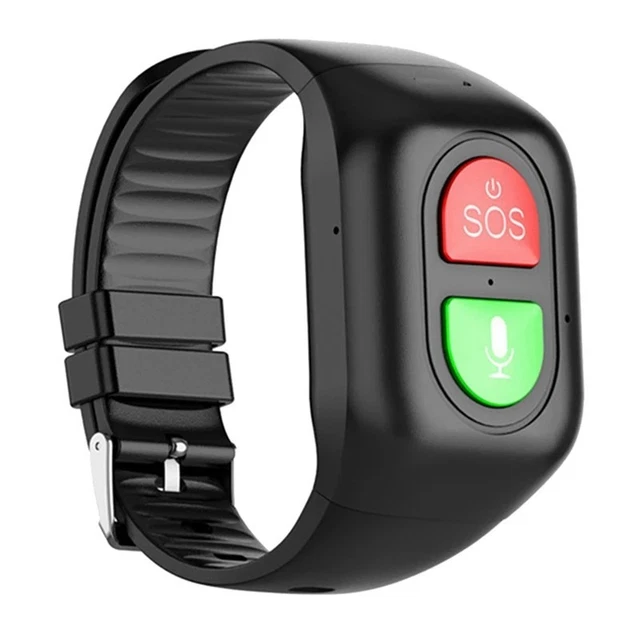 SMART WATCH WITH fall alarm GPS positioning for elderly care and safety ...