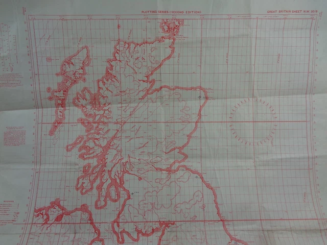 WW2 RAF PLOTTING MAP - WING COMMANDER (DFC) OPERATION TONGA, MARKET ...