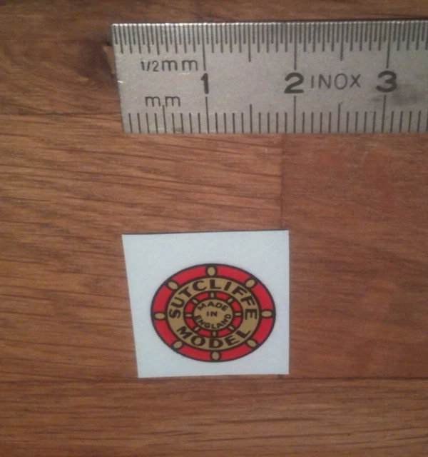 &SUTCLIFFE& LOGO TRANSFER for Canoe & Submarine SUTCLIFFE Boat £10.00 ...