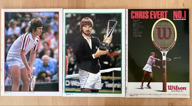 BEAUTIFUL TENNIS ALBUMS McEnroe, Connors, Chris Evert No. 1-3 £48.53 ...