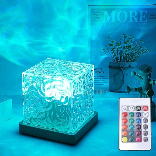 OCEAN WAVE PROJECTOR Light 16 Colors , Night Light Remote USB powered £ ...