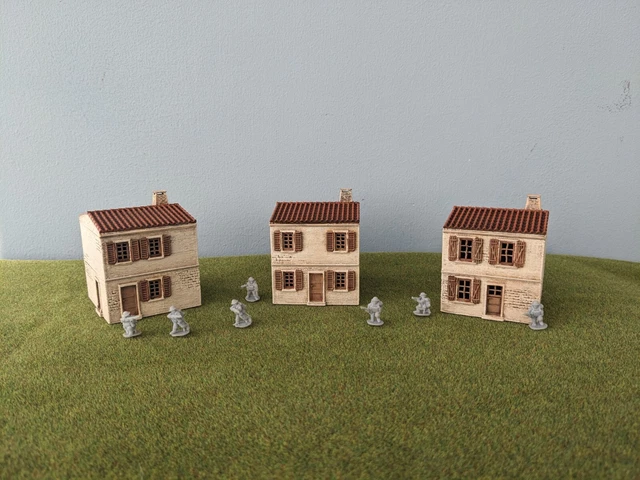 1/100 15MM SCALE Spanish style houses Peninsular War / Napoleonic (Set ...