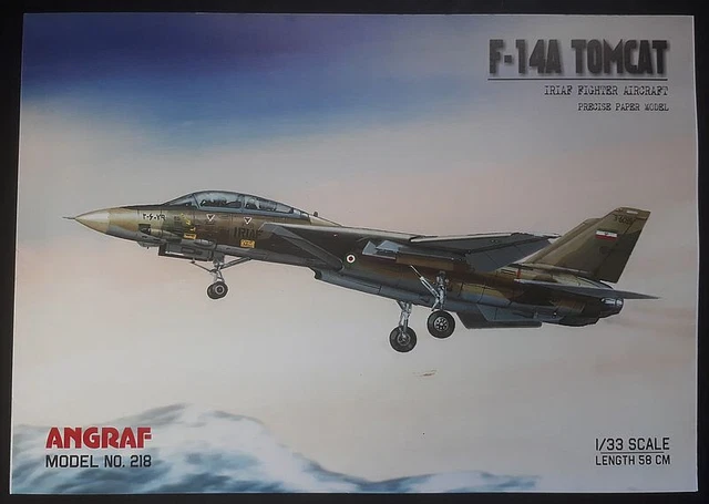 ANGRAF MODEL 218 - Iranian multirole fighter Grumman F -14A Tomcat £47. ...