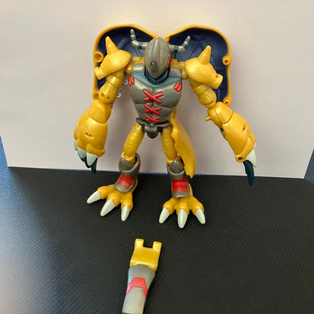 DIGIMON WARGREYMON AGUMON Figure Digivolving Bandai 1999 Missing 2 ...
