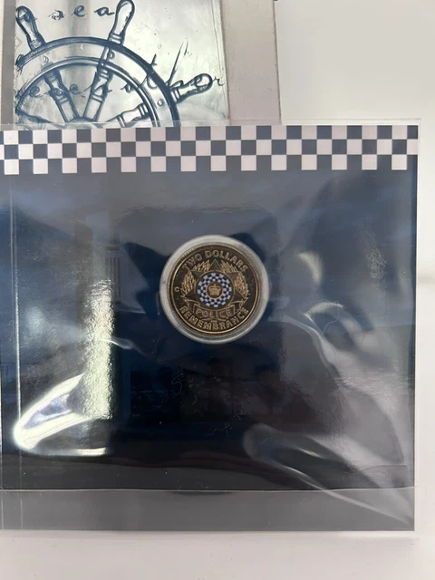 2019 POLICE REMEMBRANCE UNC Coloured C Mintmark $2 Carded Coin. $70.00 ...