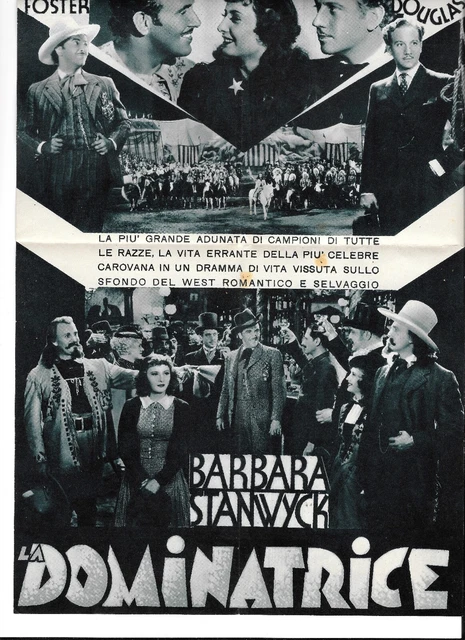 LA DOMINATRICE GEORGE Stevens Barbara Stanwyck Preston Foster Melvyn ...