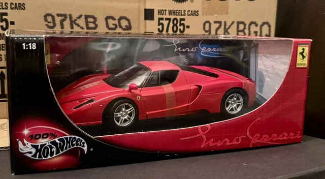 HOT WHEELS 56293 Enzo Ferrari 1:18 Rare Treasure Collectable £57.89 ...
