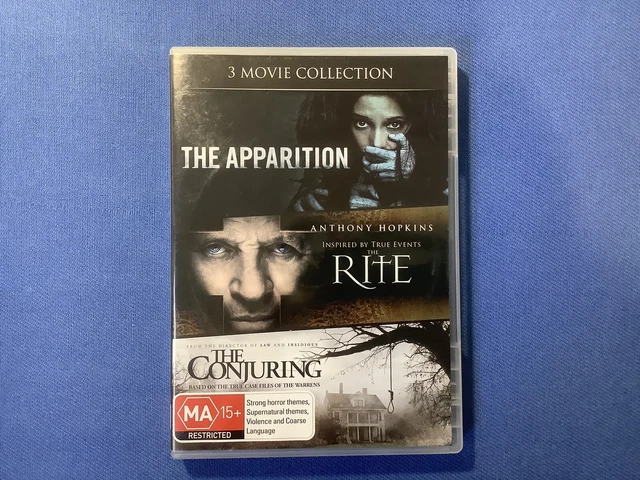 THE APPARITION / The Conjuring / The Rite (Box Set, DVD, 2014) Horror ...