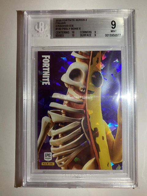 2020 PANINI FORTNITE Series 2 Peely Bone Crystal Shard #162 BGS 9 £200. ...