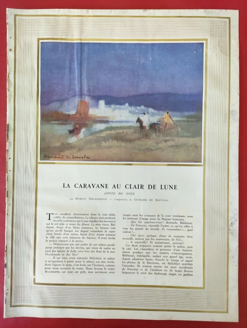 LA CARAVANE AU CLAIR DE LUNE Conte de Noël Robert DELAGRANGE GUIRAND DE ...