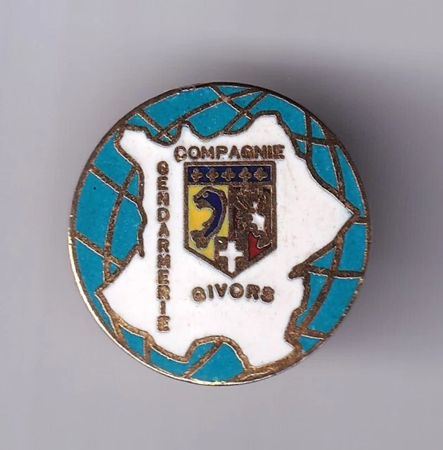 Rare Pins Pins Gendarmerie Nationale Cie Compagnie Blason Givors 69