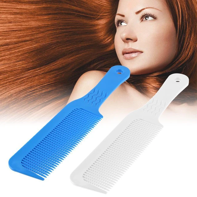 FR PLASTIC WAVE Pattern Comb Flat Haircut Comb for Pro Salon ...