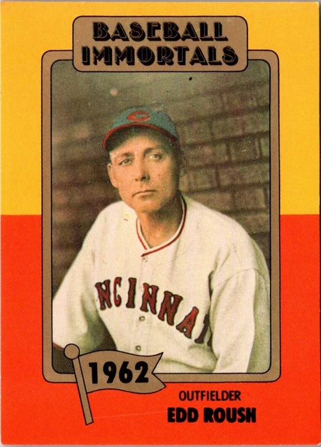 CARTE DE BASEBALL 1980 SSPC HOF Edd Roush #90 Cincinnati Reds EUR 2,20 ...