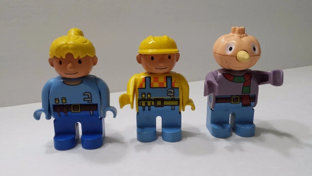 BOB THE BUILDER Spud the Scarecrow Duplo Set of 3 Figures Building ...