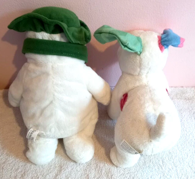THE SNOWMAN & Snow Dog Soft Toys Plush Rainbow Designs Christmas Time ...