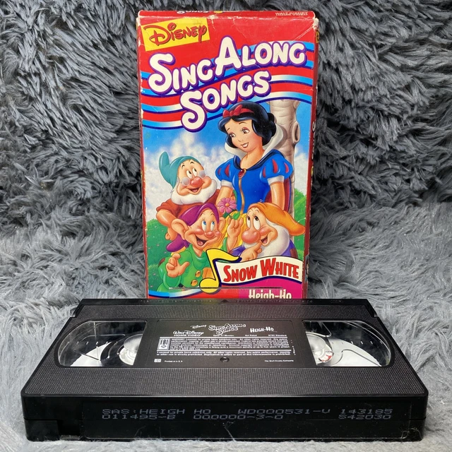 WALT DISNEY SING Along Songs VHS Snow White: Heigh-Ho & More Classic ...