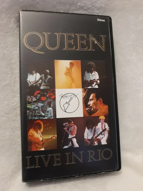 QUEEN LIVE IN Rio VHS Video RARE concert FREDDIE MURCURY music £7.99 ...