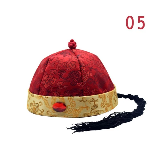 VINTAGE BEIJING OPERA Costume Cap Traditional Chinese Palace Prince Hat ...