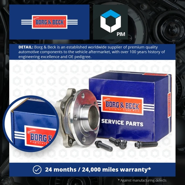 WHEEL BEARING KIT fits VOLVO V90 Mk2 2.0D Rear 2016 on B&B 31360707 ...