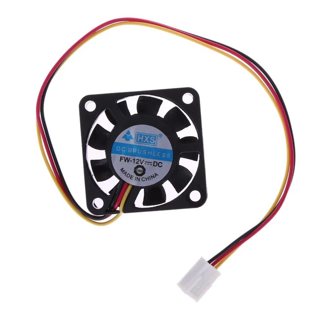 3 PIN 40MM Computer CPU Cooler Cooling Fan PC 4cm 40x40x10mm DC 12V EUR ...
