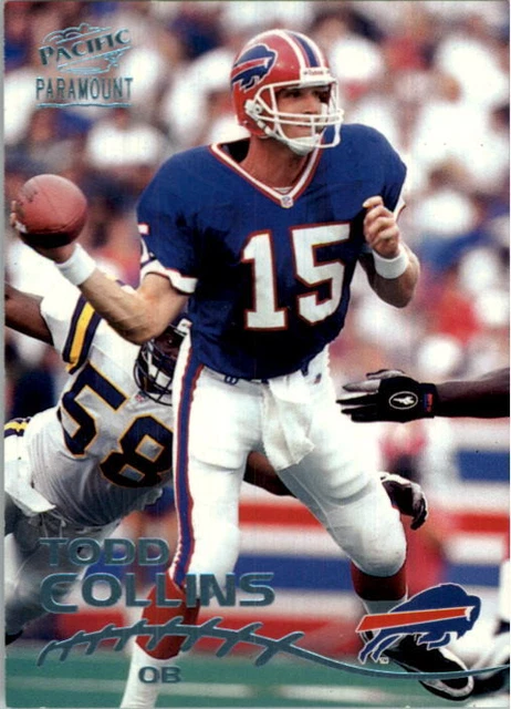 CARTE DE FOOTBALL 1998 Paramount platine bleu Buffalo Bills #25 Todd ...