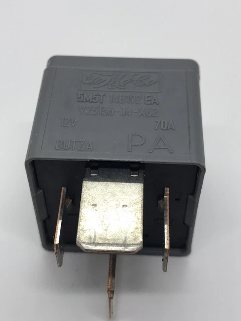 FORD FOMOCO 4 BLADE TERMINAL 12V 70A RELAY GREY 5M5T 14B192 EA / V23136 ...
