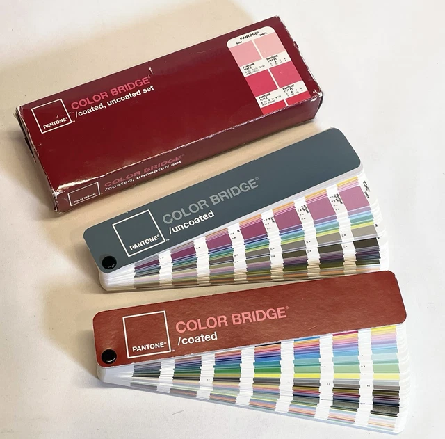 PANTONE COLOR BRIDGE Series Coated & Uncoated Color Reference Books ...