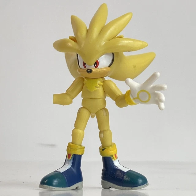 SONIC THE HEDGEHOG Super Silver Jazwares Sega 3" Action Figure Missing ...