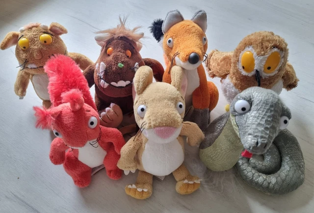 THE GRUFFALO JULIA Donaldson Soft Plush Bundle with Fox Owl Snake Mouse ...
