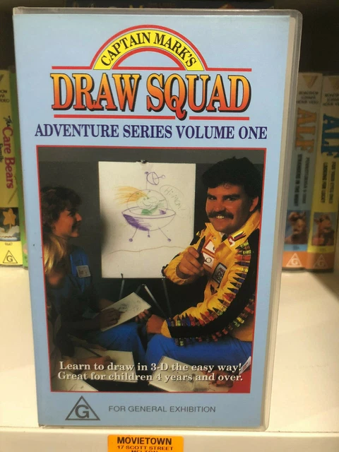 DRAW SQUAD - Captain Mark's Draw Squad Vol 1 - Vhs $29.95 - PicClick AU