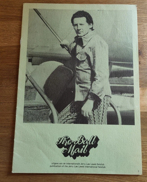 FANZINE - JERRY Lee Lewis Fire Ball Mail International Fan Club No #2 ...