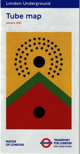 TFL LONDON UNDERGROUND Tube Map JAN 2022 £1.49 - PicClick UK