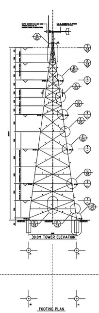 COMET WINDMILLS GALVANISED freestanding lattice radio tower. Brand new ...