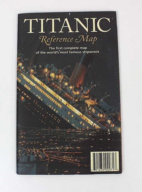 TITANIC REFERENCE MAP Ocean Liners Ships Shipwreck Maritime History Hedberg Maps £11.11 ...