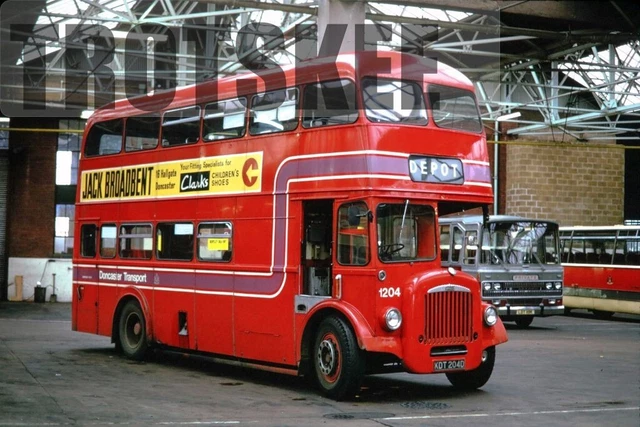 35MM SLIDE DONCASTER Transport Daimler CVG6 Roe 1204 KDT204D 1974 ...