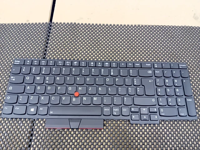 LENOVO THINKPAD T580 P52s Keyboard French Black Backlit 01HX270 £40.00 ...