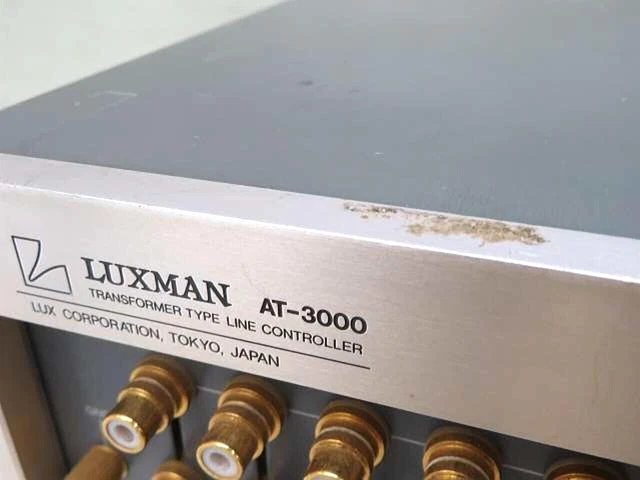 LUXMAN AT-3000 CONTRÔLE Amplificateur Transistor AC100V Argent Actif ...