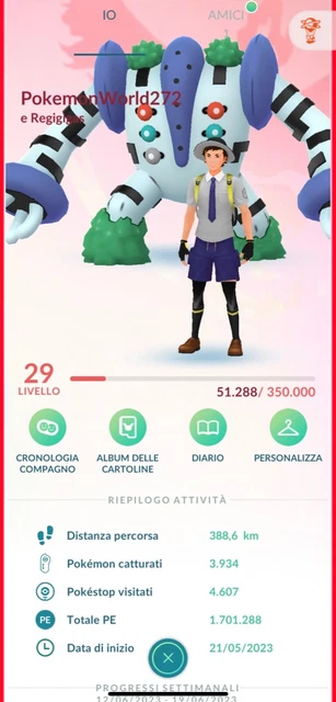 POGO - PTC 9 Leggendari + 28 Shiny + Community Day Maggio23 (Fennekin) EUR 18,00 - PicClick FR
