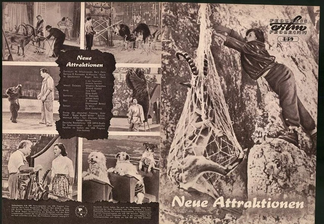 FILMPROGRAMM PFP NR. 3 /59, Neue Attraktionen, Wladimir Balaschow, Inna ...