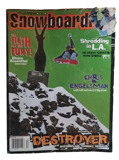 TRANSWORLD SNOWBOARDING MAGAZINE Vintage Snowboard Mag Burton Sims ...