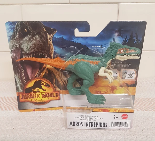 JURASSIC WORLD DOMINION: Ferocious Pack moros intrepidus Dinosaur ...