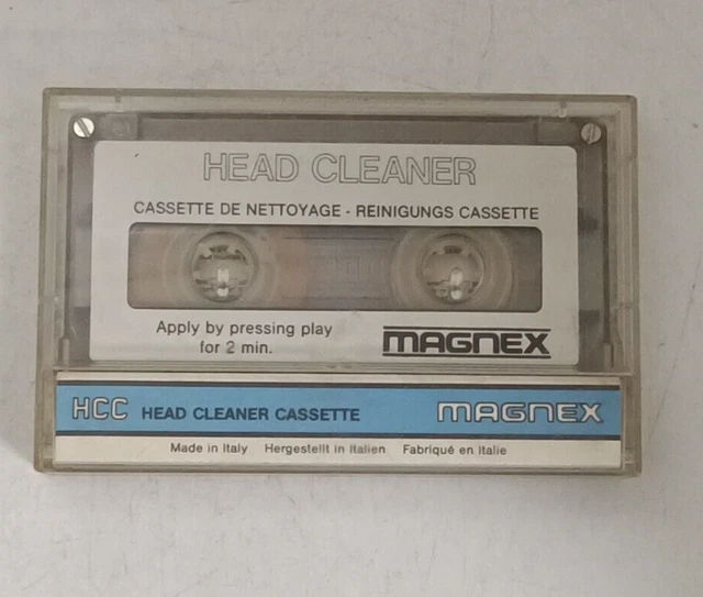 MAGNEX HCC HEAD CLEANER musicassette vergini cassette tape vintage EUR ...