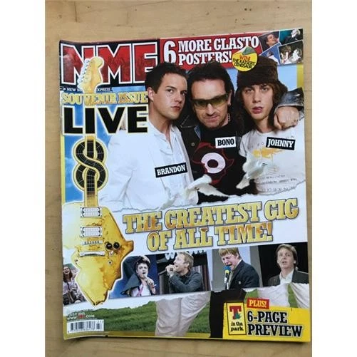 LIVE 8 NME Magazine July 9 2005 Live8 Gig Souvenir Issue Uk £8.00 ...