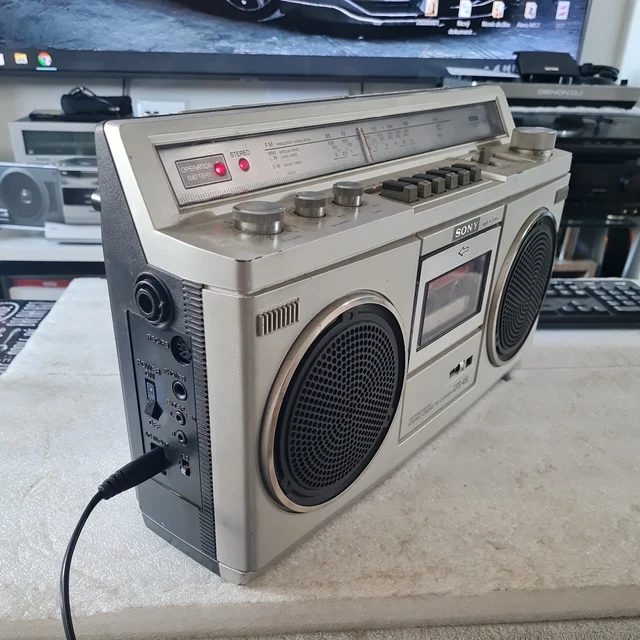 VINTAGE SONY CFS-45L Stereo Cassette-Corder Radio - Working - Boombox ...
