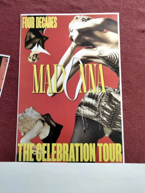 MADONNA THE CELEBRATION Tour 2023 Poster Full Page Newspaper Ad Promo ...
