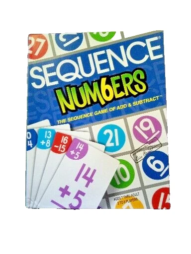 SEQUENCE NUMBERS GAME COMPLETE Jax 2008 Math Kids Educational Cards £18.86 - PicClick UK